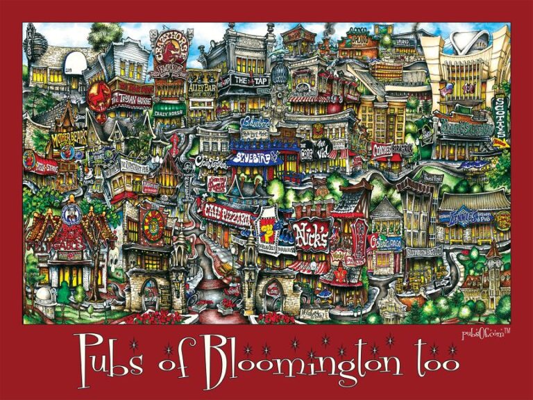 pubsOf Bloomington II - (poster) • pubsOf.yourTown